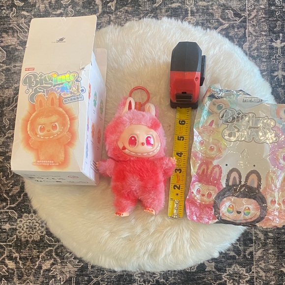 POP MART | Accessories | Big Energy Pop Mart Labubu Monster Keychain ...
